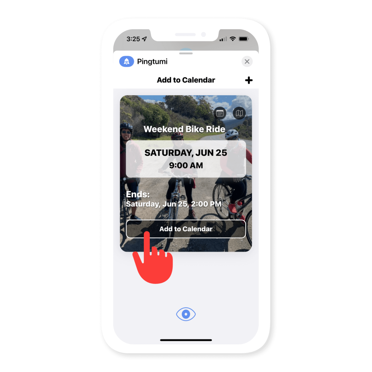 iMessage Calendar Invite – Pingtumi